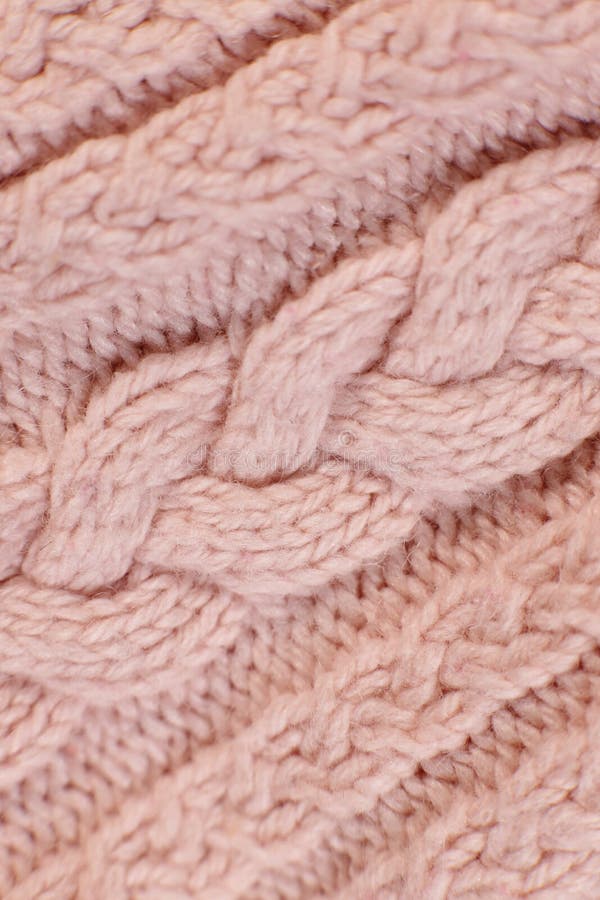 Texture Hand-knitted or Machine Knitting Pattern Braid. Fabric ...