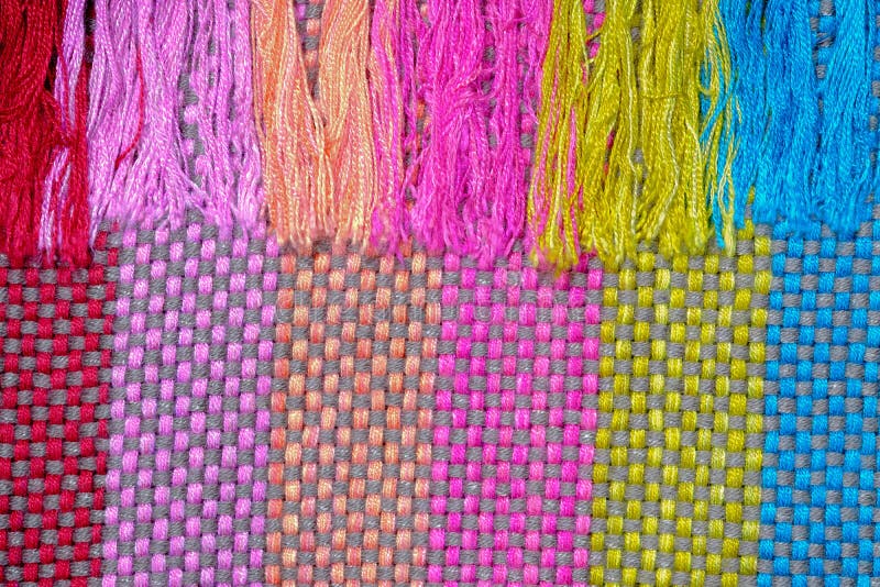 Texture of Handmade Thai Style Cloth. Stock Photo - Image of beautiful ...