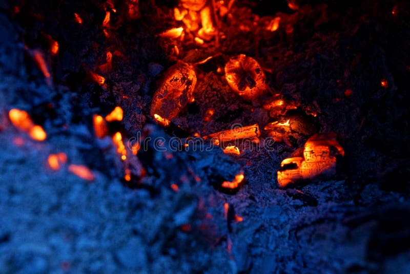 Texture from the Heat and Ash of the Fire Stock Image - Image of bright ...