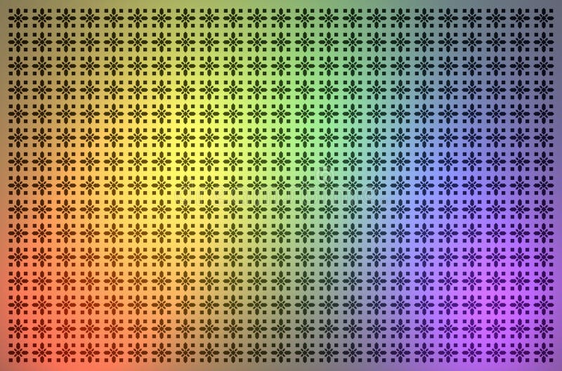 Texture with Hexagon and Square Pattern, Background, Spots of Rainbow ...