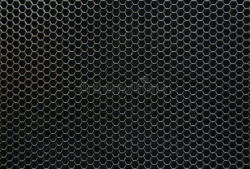 Texture Hexagonale De Fer Noir Photo stock - Image du lourd, grunge ...