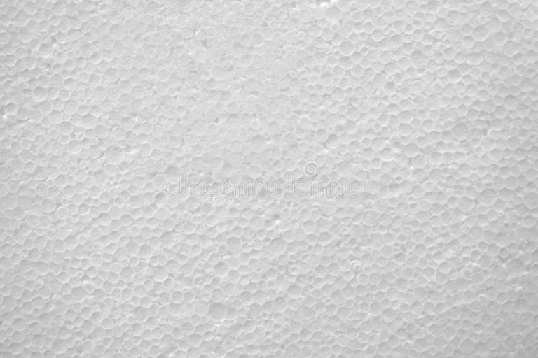 Texture of High Magnification White Styrofoam Foam Block Smooth Surface ...