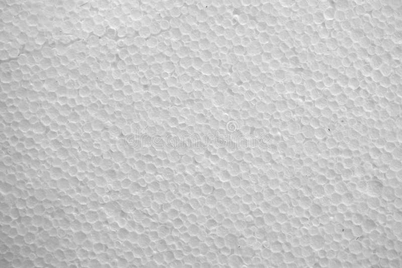 Texture High Magnification White Styrofoam Foam Block Smooth Surface ...