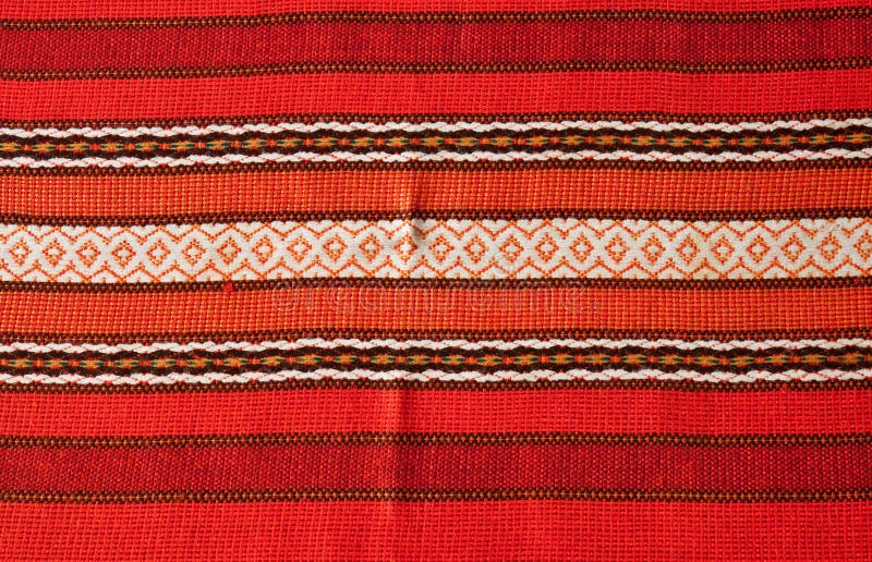 Texture of Homemade Tablecloth Stock Image - Image of knitted, brunch ...