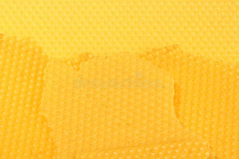 Texture of Honeycomb. Bright Yellow Honey Background Stock Illustration ...