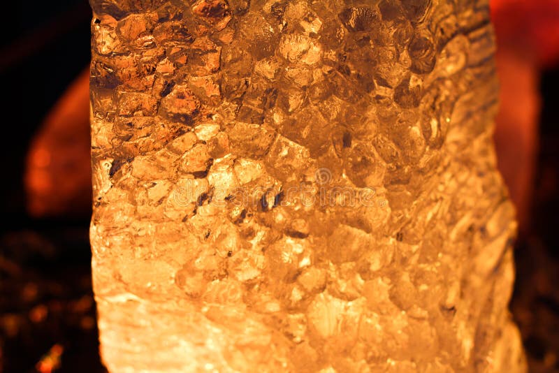 The Texture of the Ice with Backlight Stock Photo - Image of beautiful ...
