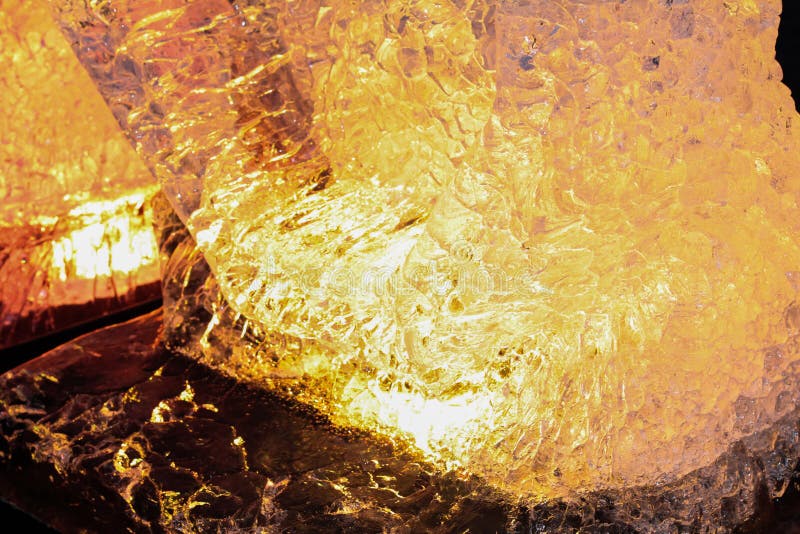 The Texture of the Ice with Backlight Stock Photo - Image of beautiful ...
