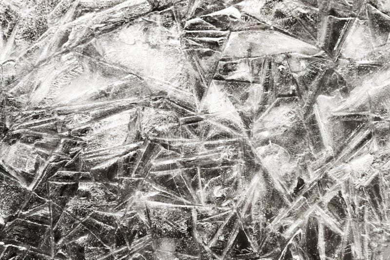 The Texture of the Ice Surface. Winter Background. Stock Photo - Image ...