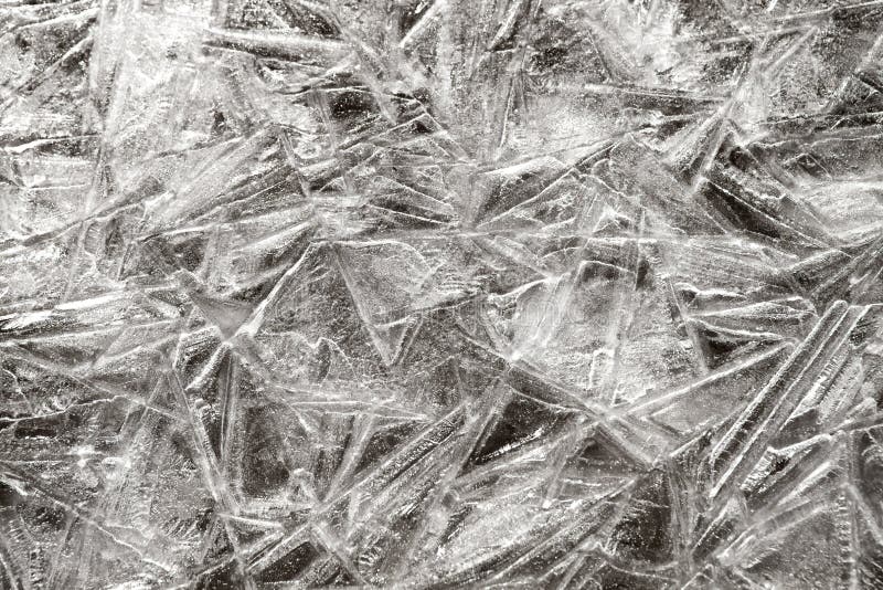 The Texture of the Ice Surface. Winter Background. Stock Photo - Image ...