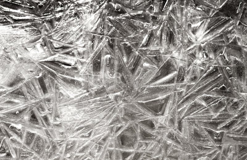 The Texture of the Ice Surface. Winter Background. Stock Image - Image ...