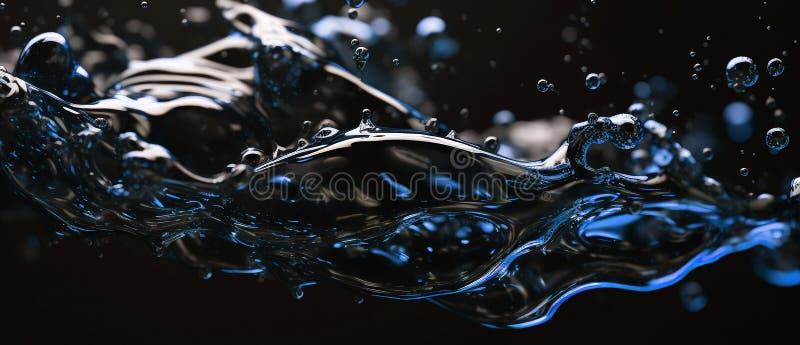 Texture Image of Boiling Oil,Generated by AI Stock Illustration ...