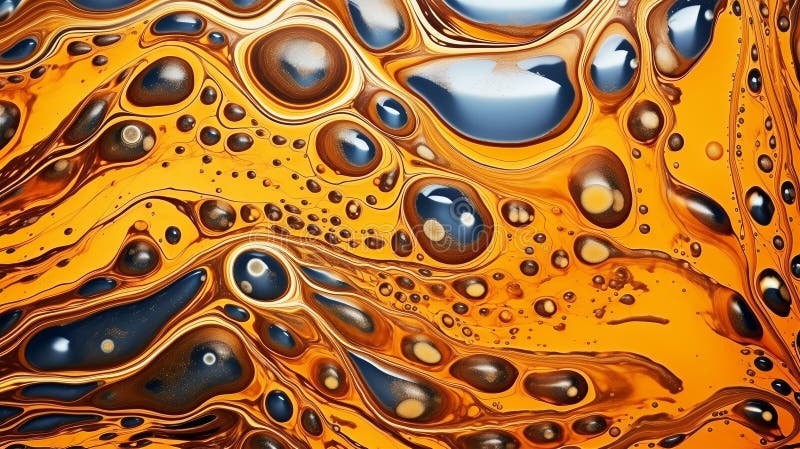 Texture Image of Boiling Oil,Generated by AI Stock Illustration ...