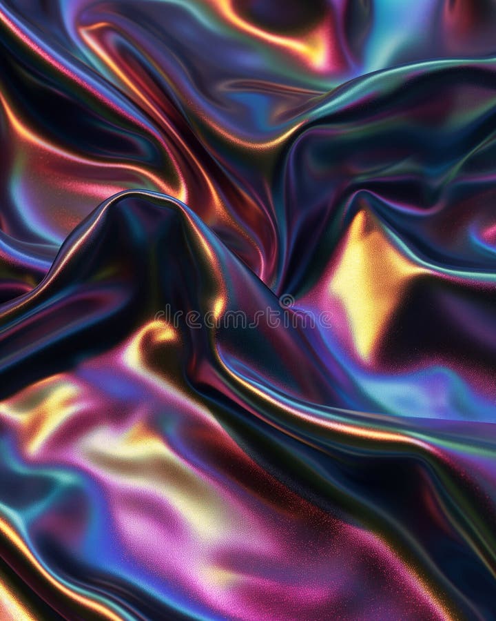 Texture Image Featuring an Iridescent Holographic Colored Super Smooth ...
