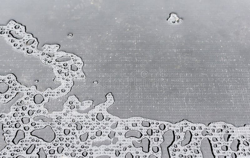 Texture Image of a Wet Roof Covering Stock Photo - Image of clean ...