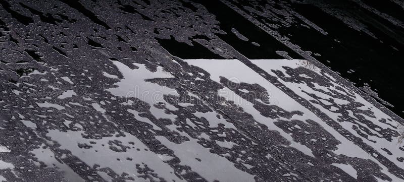 Texture Image of a Wet Roof Covering Stock Image - Image of abstraction ...