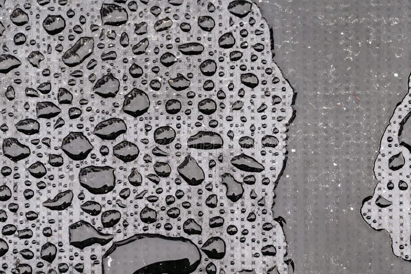 Texture Image of a Wet Roof Covering Stock Image - Image of drop, rain ...