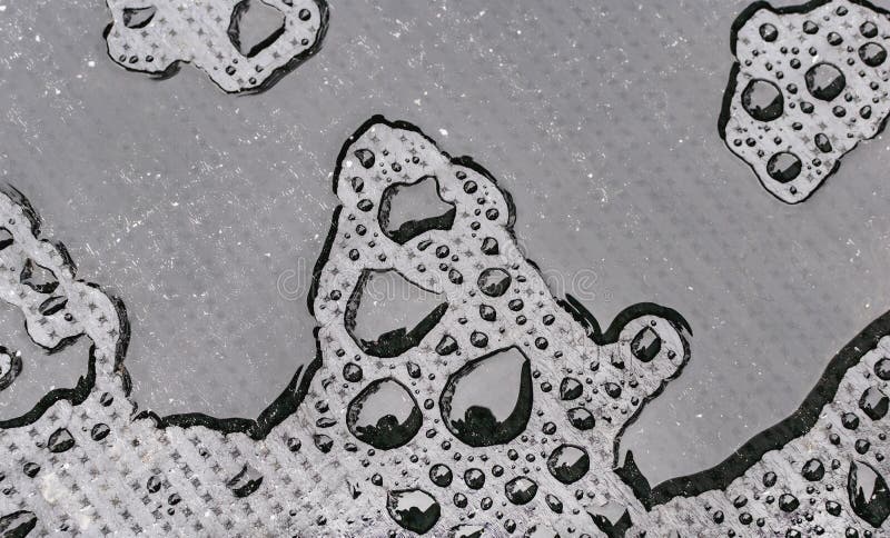 Texture Image of a Wet Roof Covering Stock Photo - Image of bitumen ...