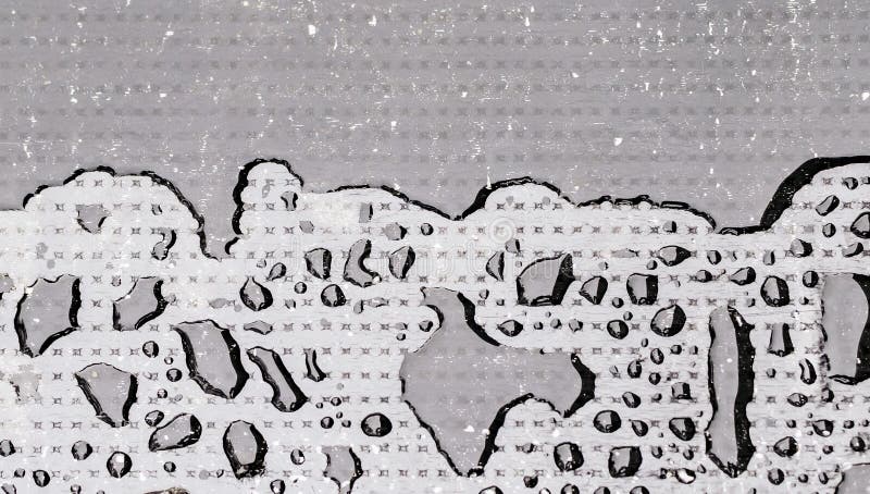 Texture Image of a Wet Roof Covering Stock Image - Image of ...