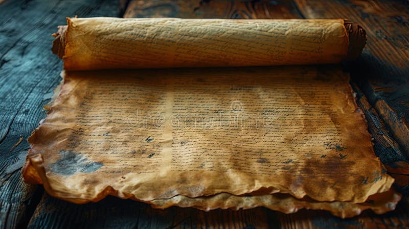 The Texture Imitating the Old Papyrus with Ink Stains and Uneven Angles ...