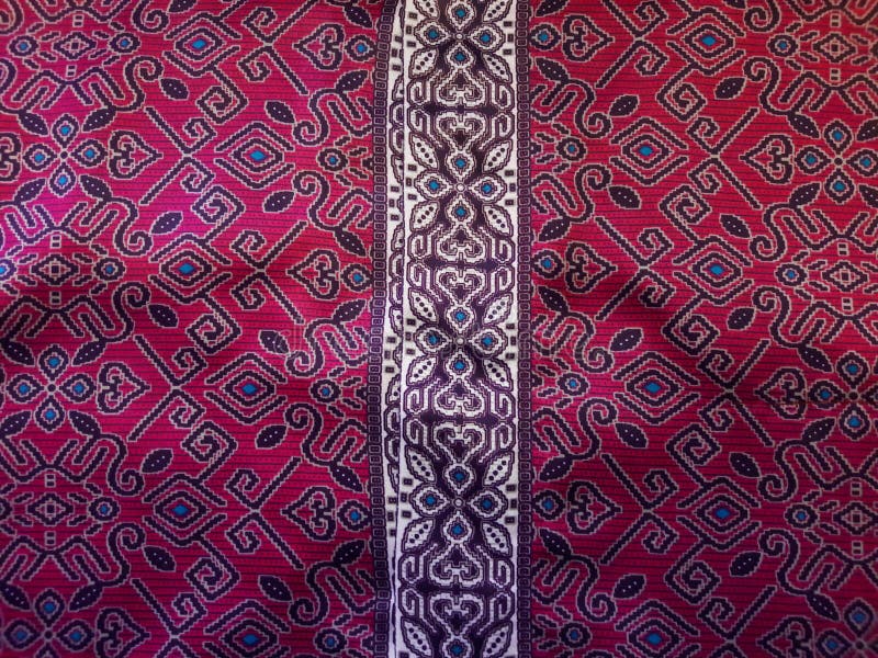 Texture of Indonesian Traditional Clothes in Pink Stock Photo - Image ...