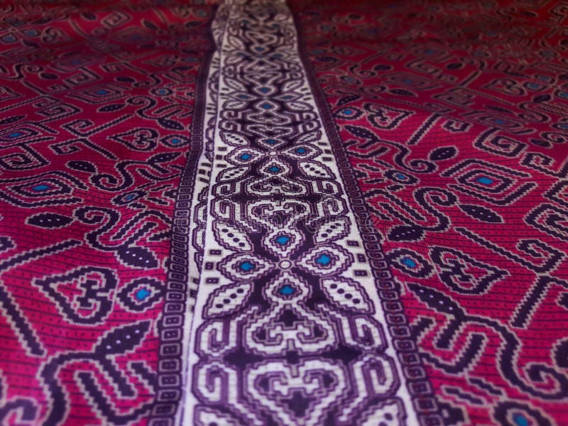 Texture of Indonesian Traditional Clothes in Pink Stock Photo - Image ...