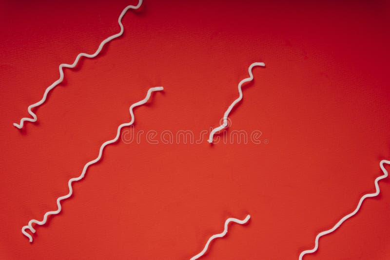Texture of Instant Noodle Over Red Background Stock Photo - Image of ...
