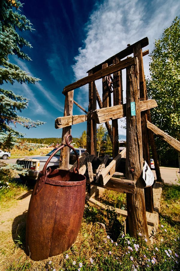 Texture Intense of Large Water Mining Equipment Stock Image - Image of ...