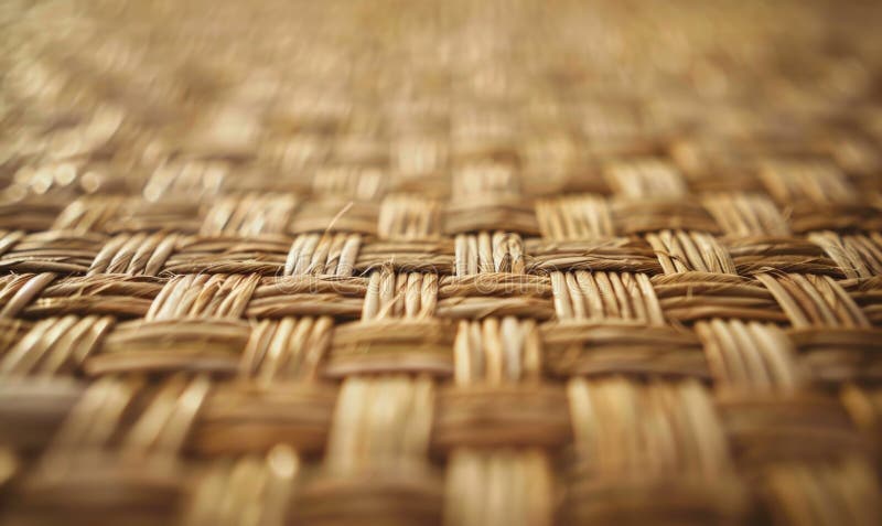 Texture of Intricately Woven Seagrass Matting Stock Illustration ...