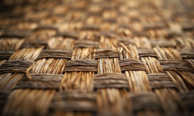 Texture of Intricately Woven Seagrass Matting Stock Illustration ...