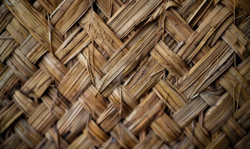 Texture of Intricately Woven Seagrass Matting Stock Image - Image of ...