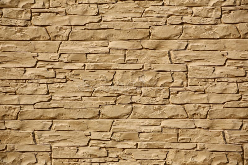 Texture of an Irregular Fieldstone Wall in Sunlight Stock Image - Image ...
