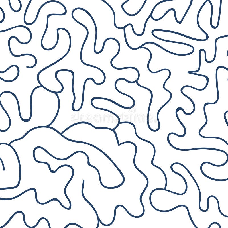 Texture of Irregular Line Shapes Stock Illustration - Illustration of ...