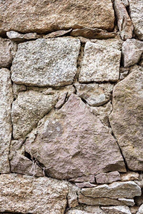 Texture of an Irregular Stone Wall. Background Stock Image - Image of ...