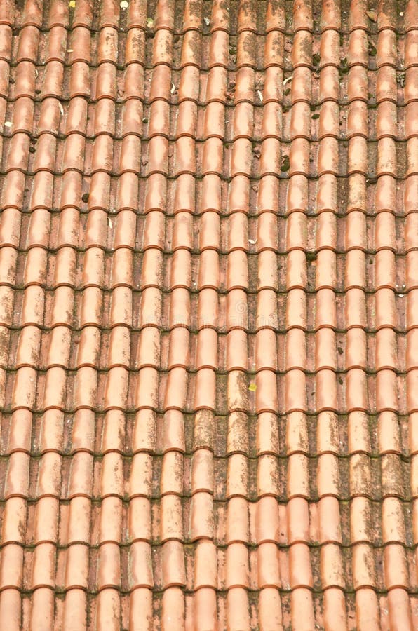 Texture Italienne Typique De Tuile De Toit D'argile D'en Haut Photo ...