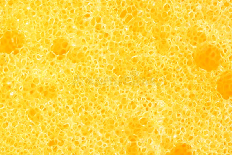 Texture Jaune De Mousse De Caoutchouc, Macro Photo stock - Image of ...