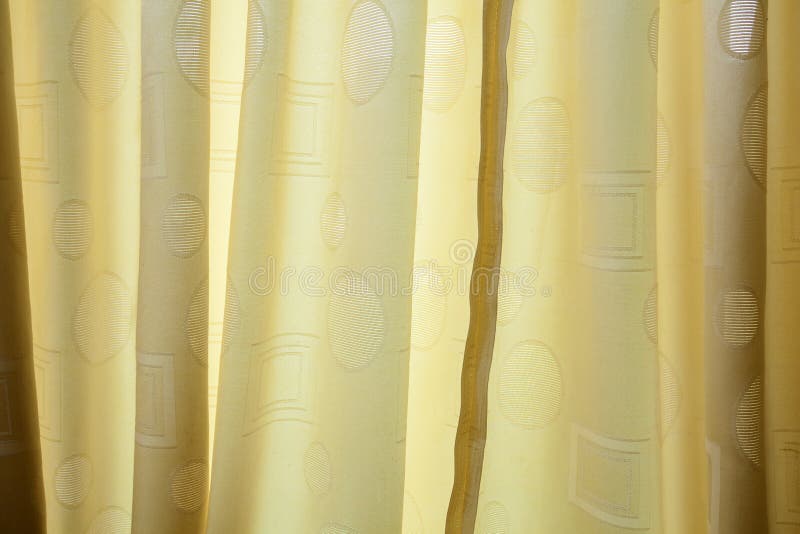 Texture jaune de rideau photo stock. Image du texture - 42421654