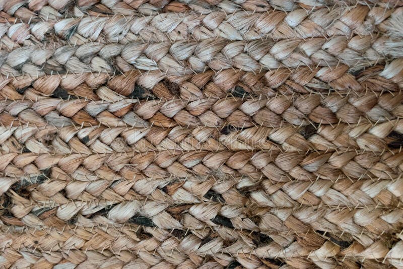 Texture of Jute Weaving, Close-up Knitting Stock Image - Image of ...