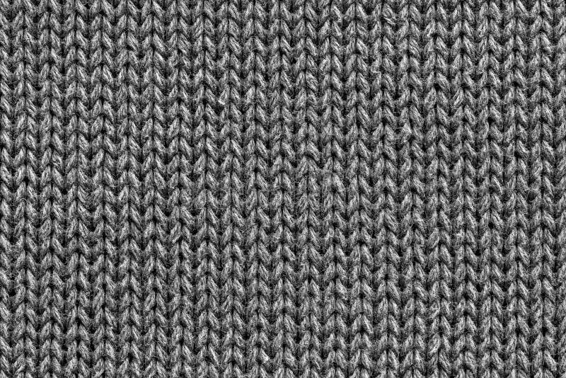 Texture of Knitted Fabric Gray Color Stock Image - Image of design ...