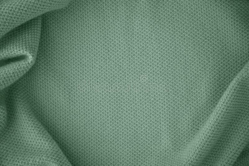 Texture of Knitted Fabric in Trendy Turquoise Mint Color Stock Image ...