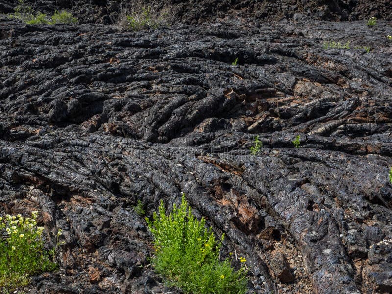 Texture of lava flow stock image. Image of craters, texture - 73779843
