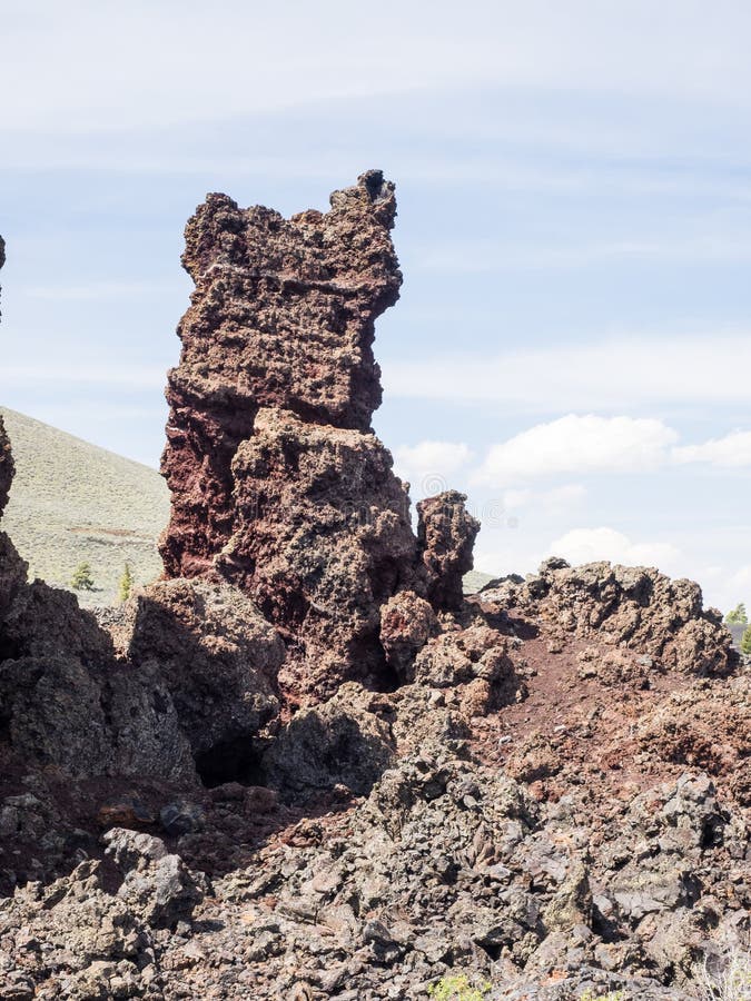 Texture of lava flow stock image. Image of shrubland - 73779855