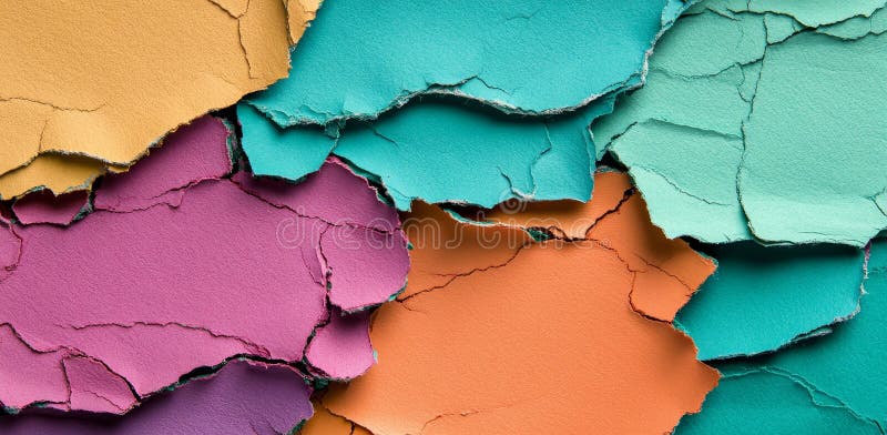 The Texture and Layer Underneath are Visible Due To a Jagged Tear in ...