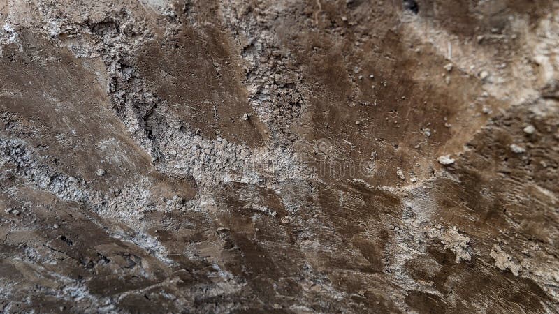 Texture Layers of Earth. Cross Section of Brown Underground Soil Layers ...