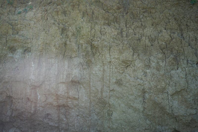 Texture Layers of the Earth. Cross-section in the Soil Stock Photo ...