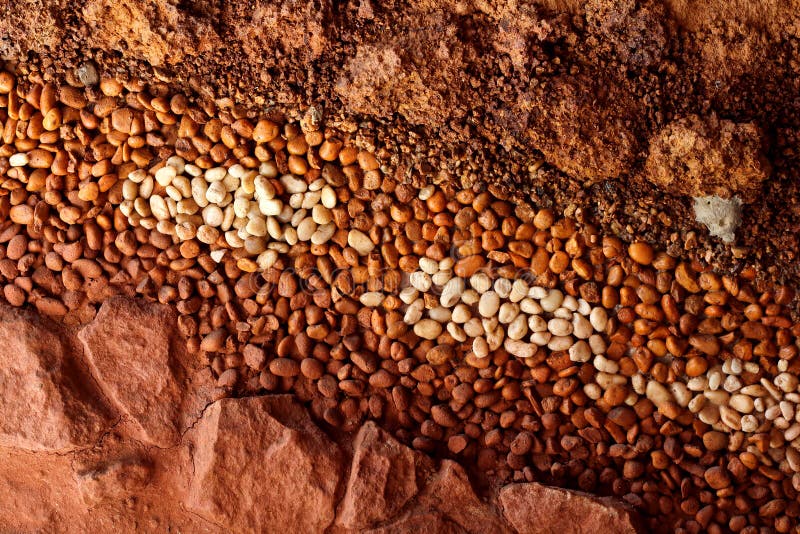 Texture layers of earth stock image. Image of horizontal - 114963275