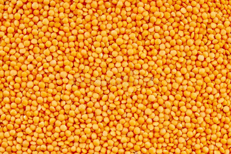 Texture of Lentil Grains Closeup Stock Photo - Image of bean, orange ...