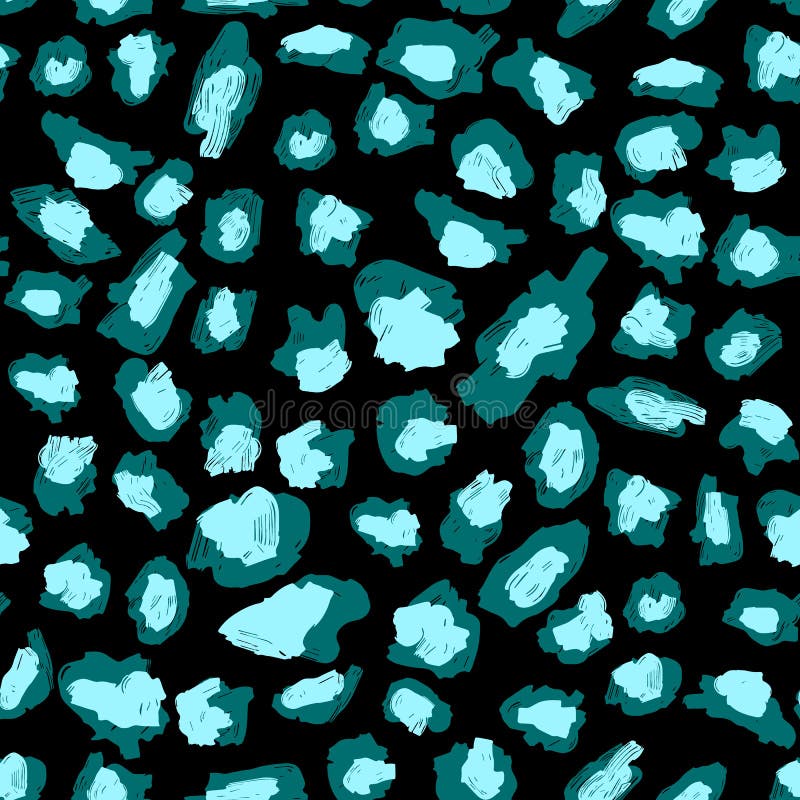 The Texture of the Leopard Spots. Leopard Pattern for Textiles. Stock ...