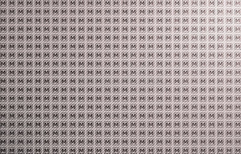 Texture with Letter M in Square, Background, Bright Wallpaper, Glass ...