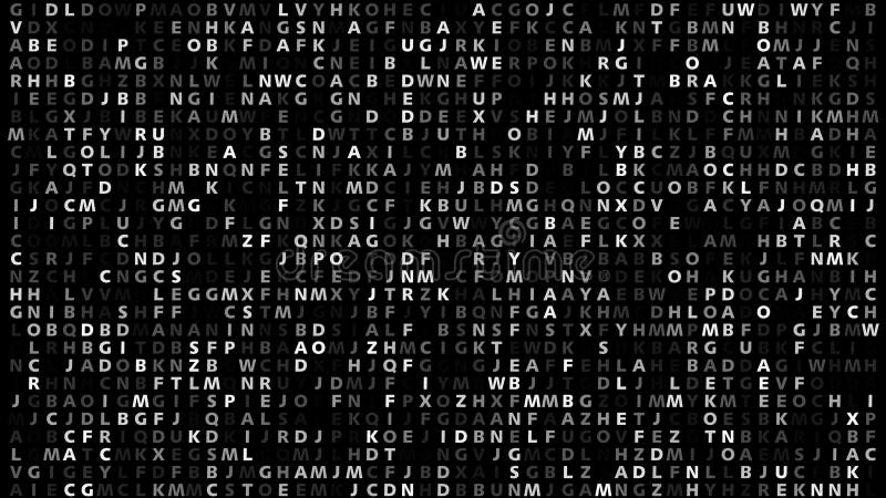 Texture of Letters on Black Abstract Communication in Alphabet ...