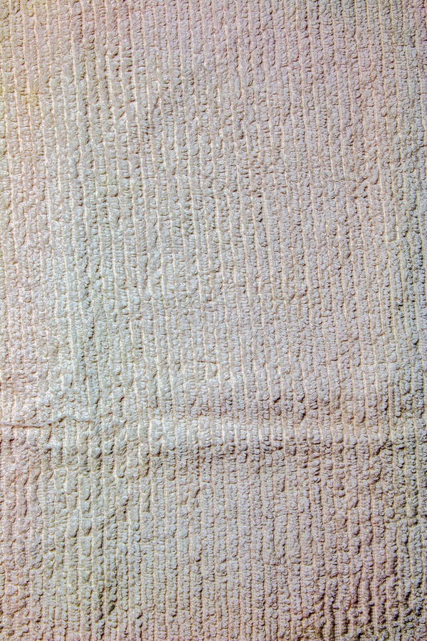 The Texture of a Light Beige Bath Towel with a Large Volume Stock Image ...